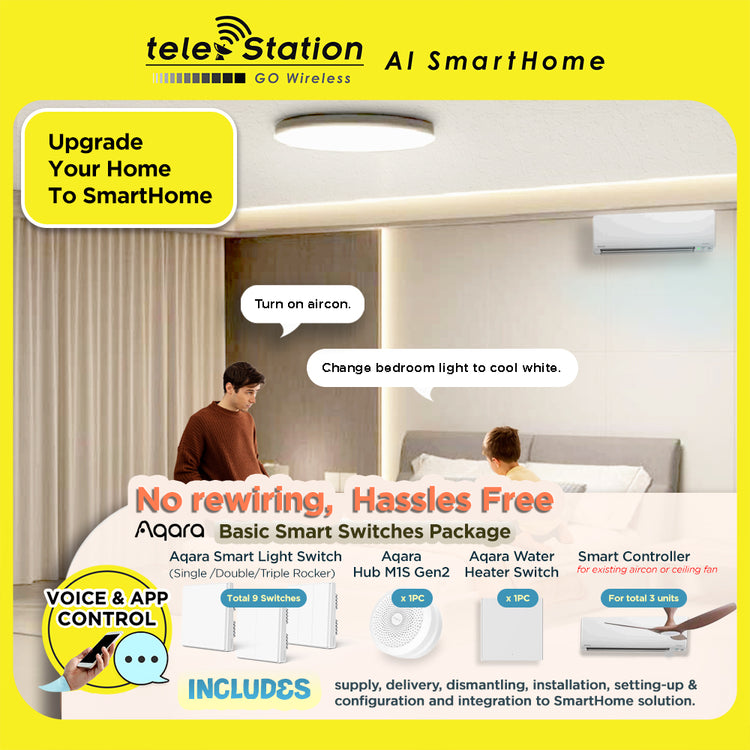 Upgrade your home to SmartHome: Aqara Basic Smart Switches Package ...