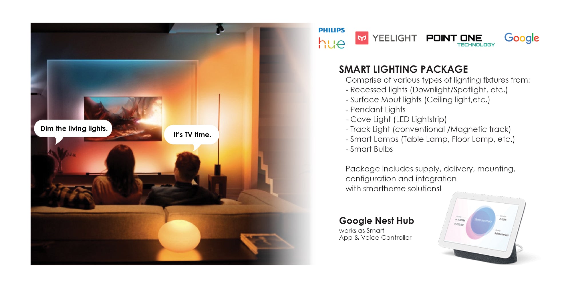 Smart Lighting Package – Telestation AI SmartHome