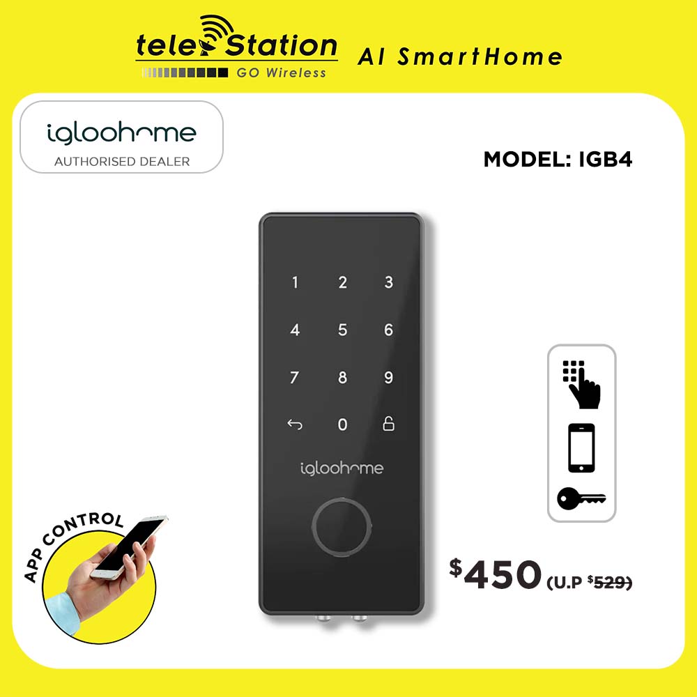 Igloohome Smart Deadbolt 2S – Telestation AI SmartHome